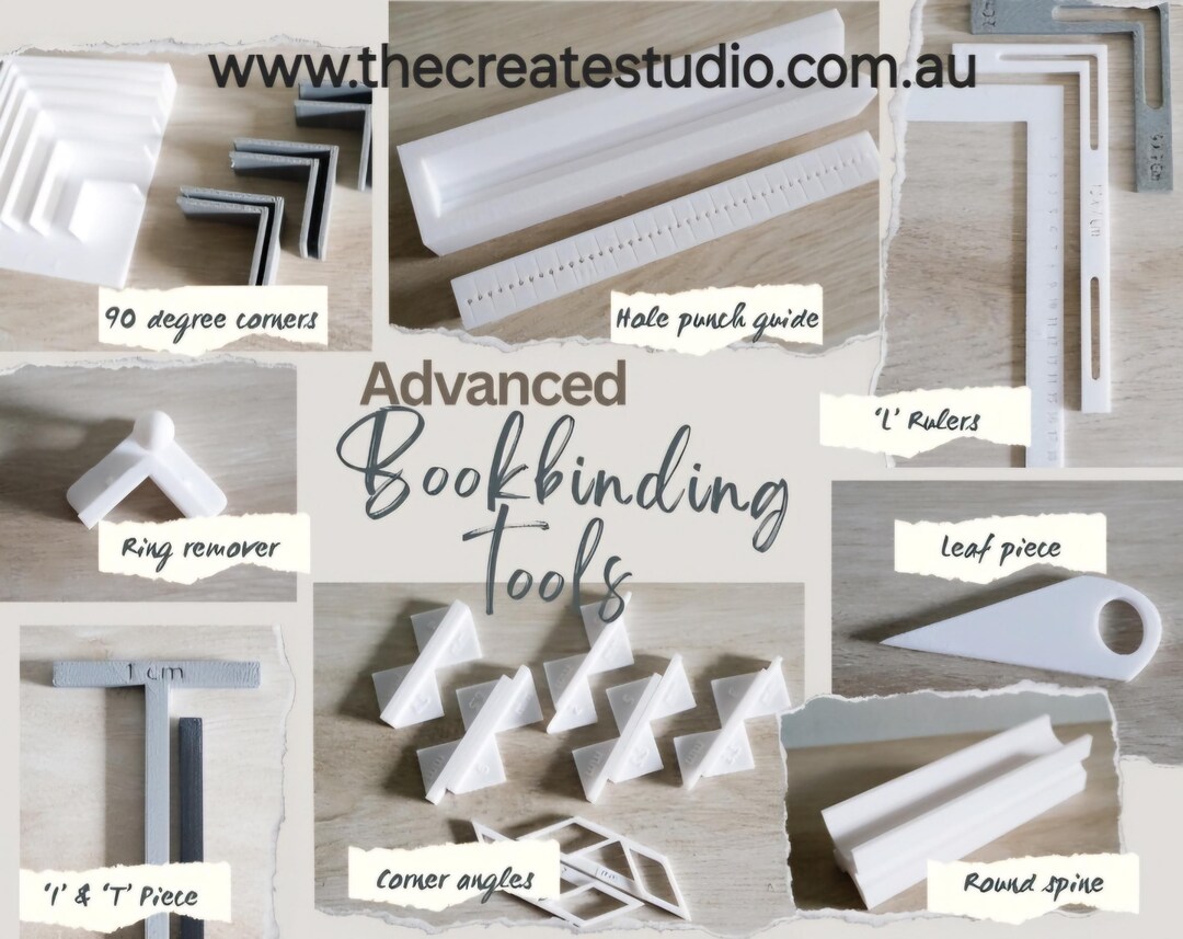 Bookbinding Starter Tool Set: Rulers, Corner Tools, and More - Etsy ...
