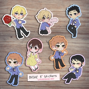 OHSHC Ouran High School Host Club Sticker - Etsy