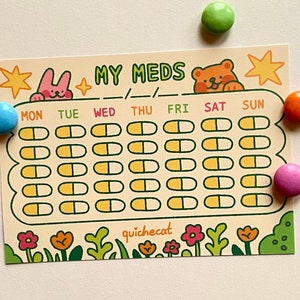 Medication Tracker/log/schedule Printable - Etsy
