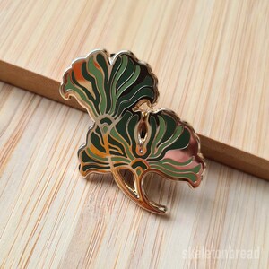 Enamel Pin - Ginkgo Leaves - Etsy