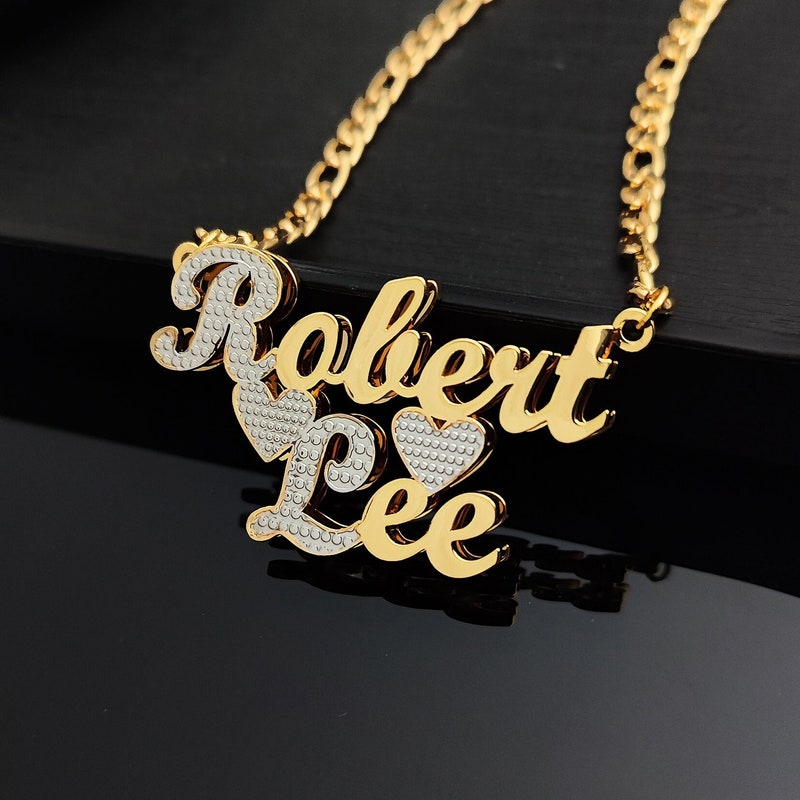 Nameplate Necklace - Etsy