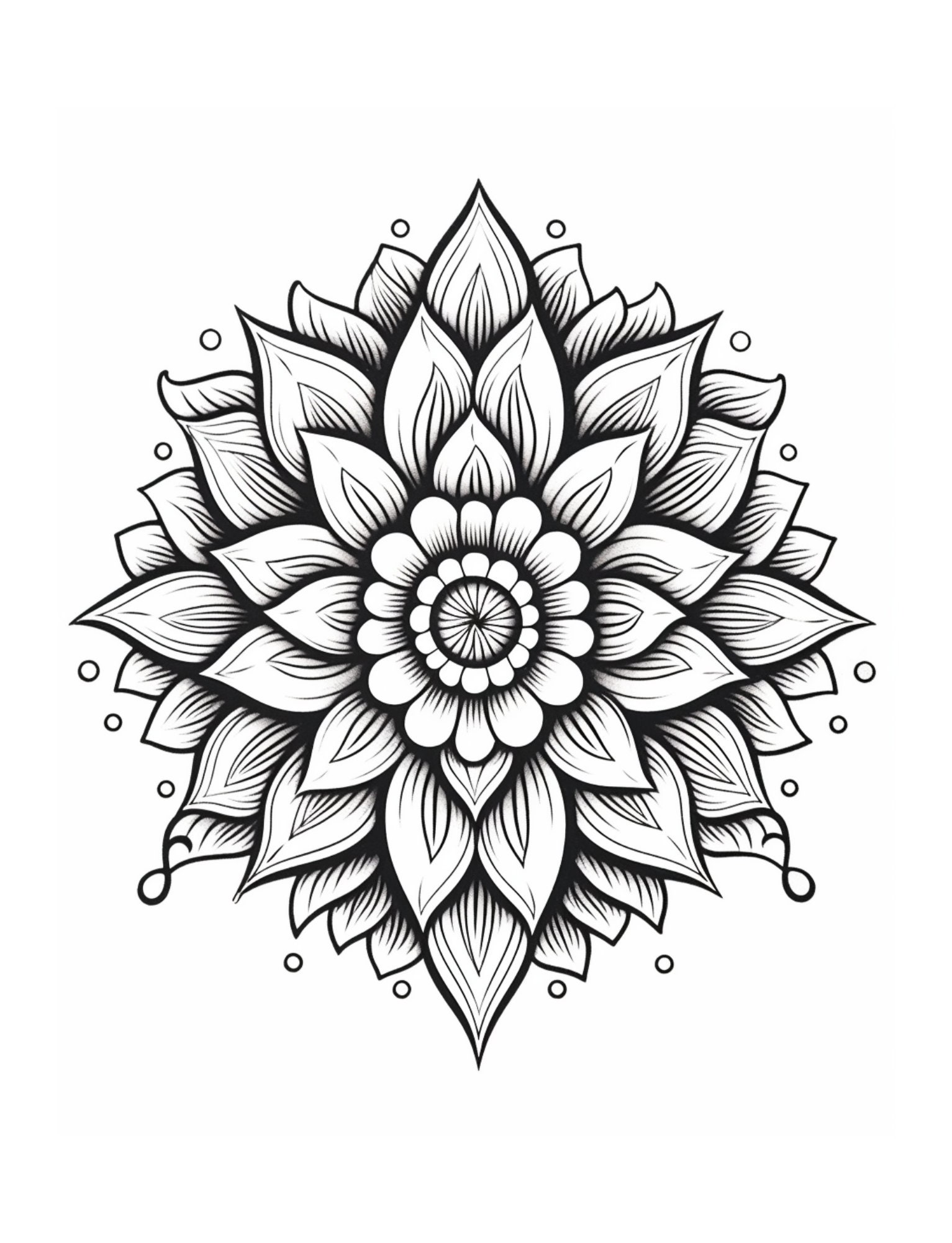 Mandala Magic: 50 Intricate Coloring Designs for Inner Peace - Etsy