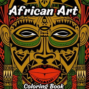 African Art Coloring Book (50 Pages) - Etsy UK