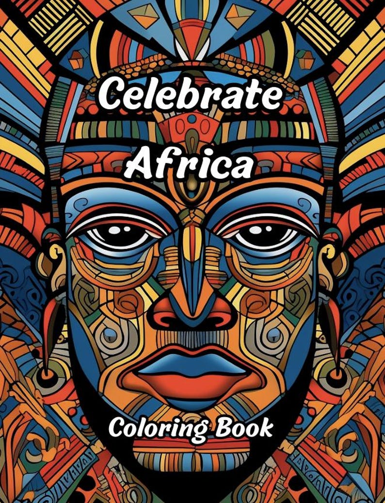 African Coloring Book Bundle: 300 Pages - 6 Books - Etsy