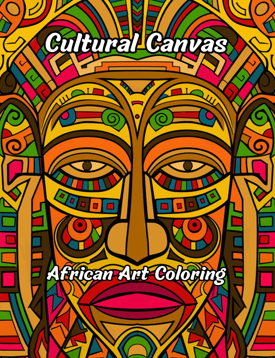 Cultural Canvas: African Art Coloring Book (50pages) - Etsy