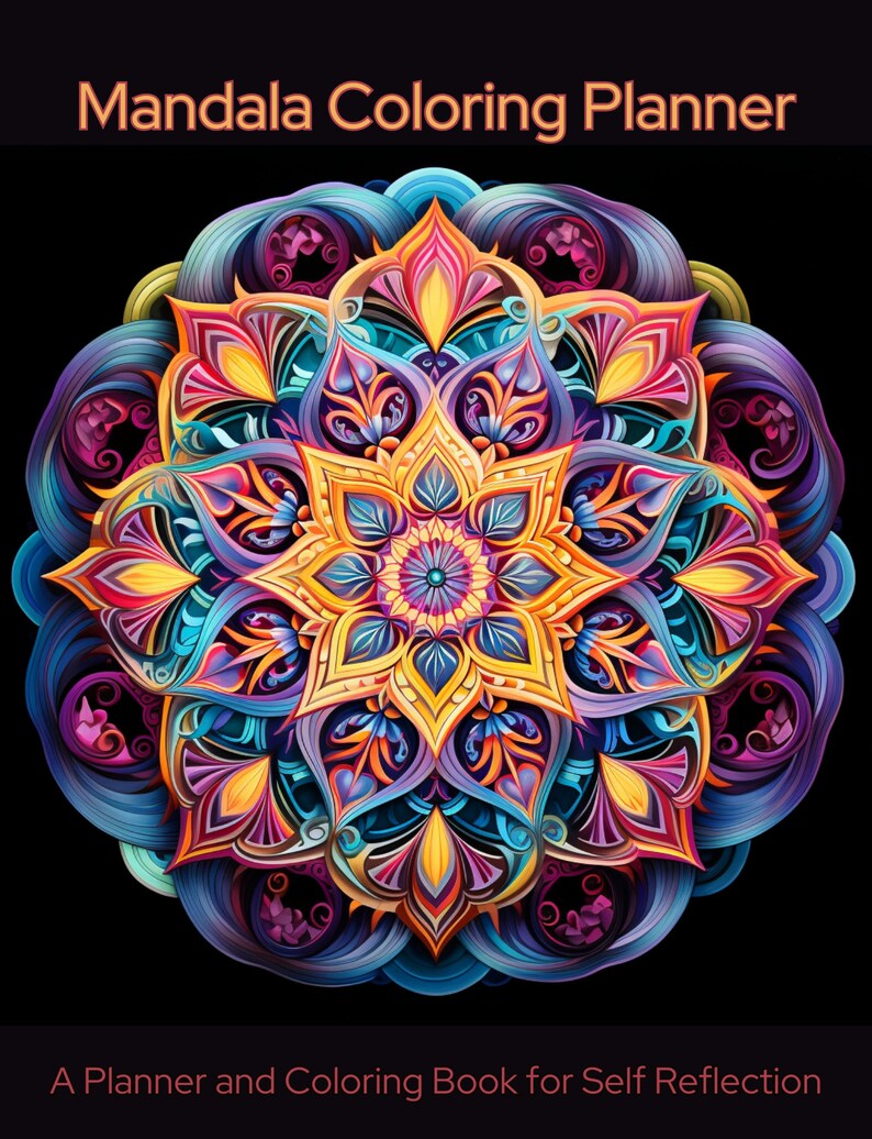 Mandala Doodle Coloring Book Bundle - Etsy