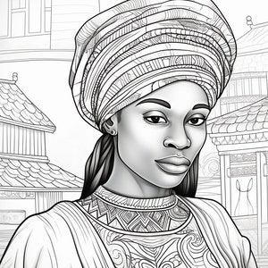Cultural Canvas: African Art Coloring Book (50pages) - Etsy