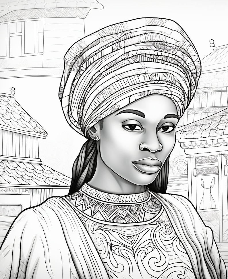 Cultural Canvas: African Art Coloring Book (50pages) - Etsy
