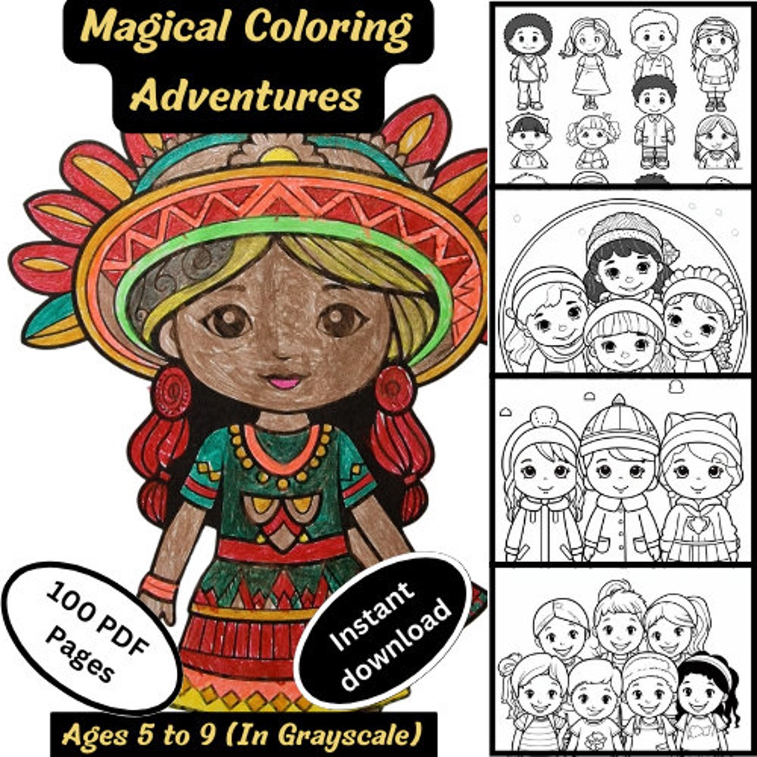 Magical Coloring Adventures: Fun-filled Coloring Book for Kids (ages 5 ...