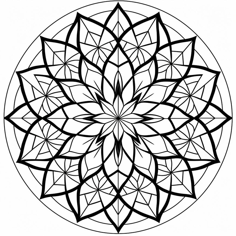 50 Hard Mandalas - Etsy