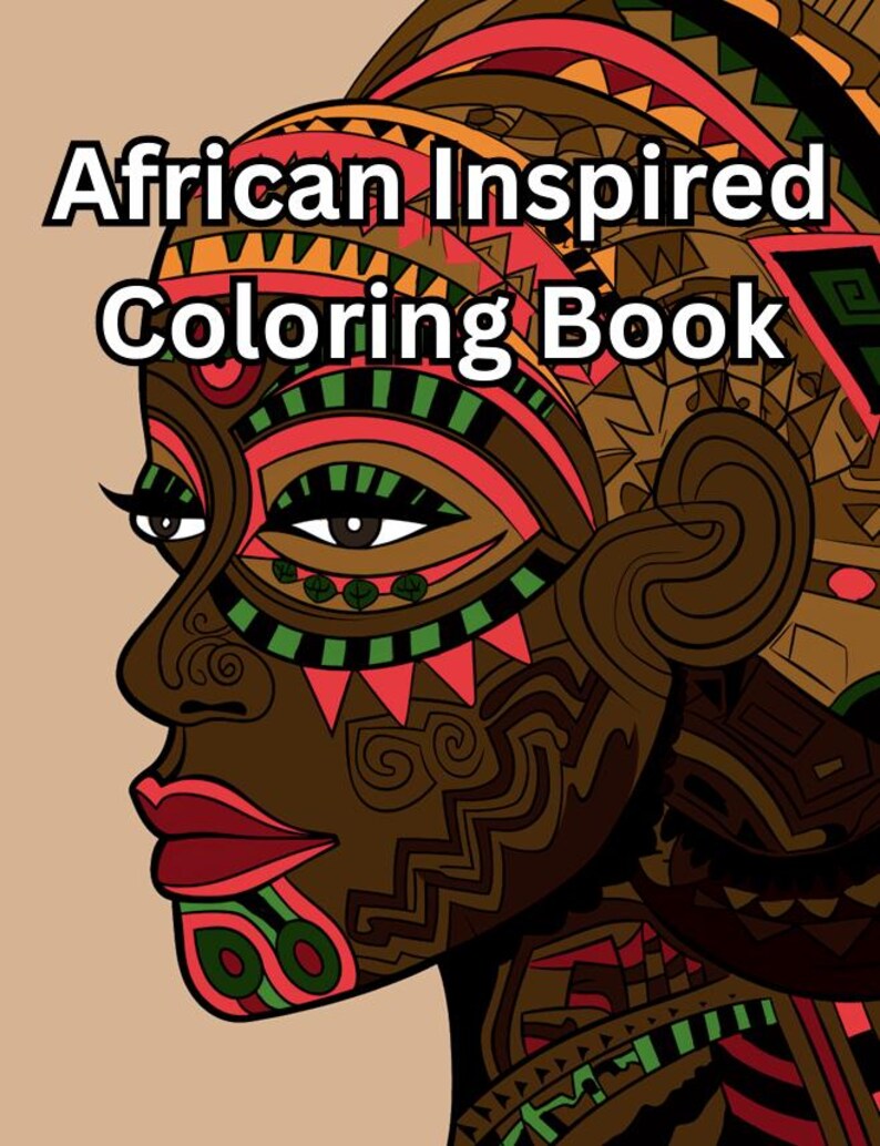 African Coloring Book Bundle: 300 Pages - 6 Books - Etsy