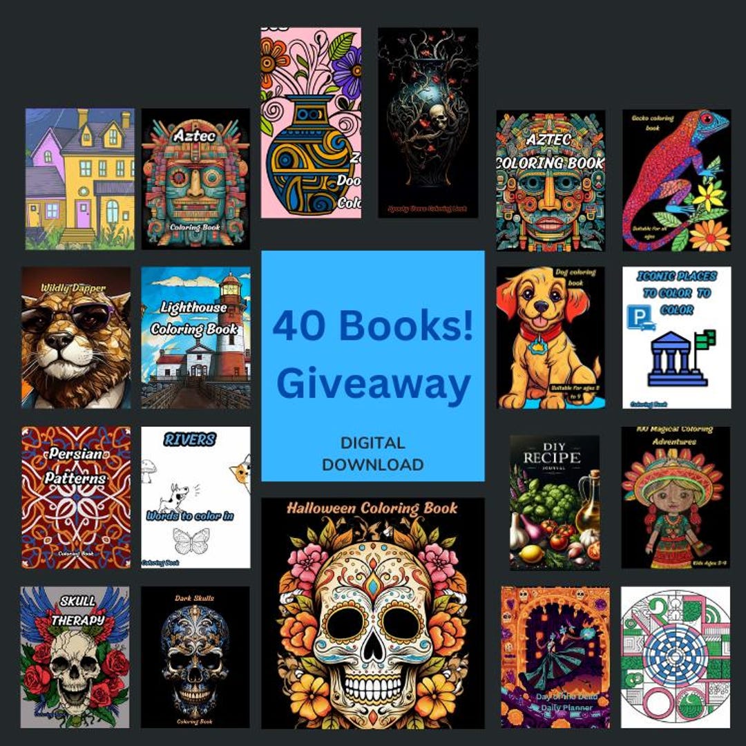 40 Book Giveaway - Etsy