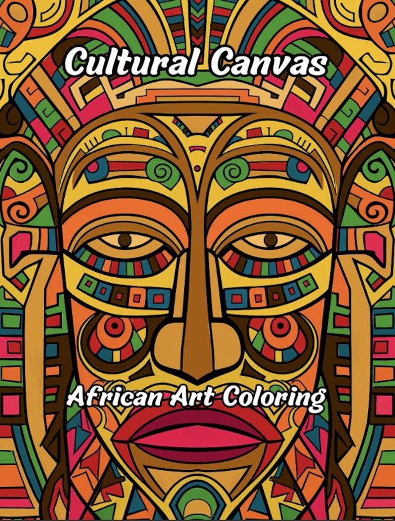 African Coloring Book Bundle: 300 Pages - 6 Books - Etsy