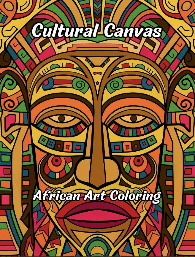 African Coloring Book Bundle: 300 Pages - 6 Books - Etsy