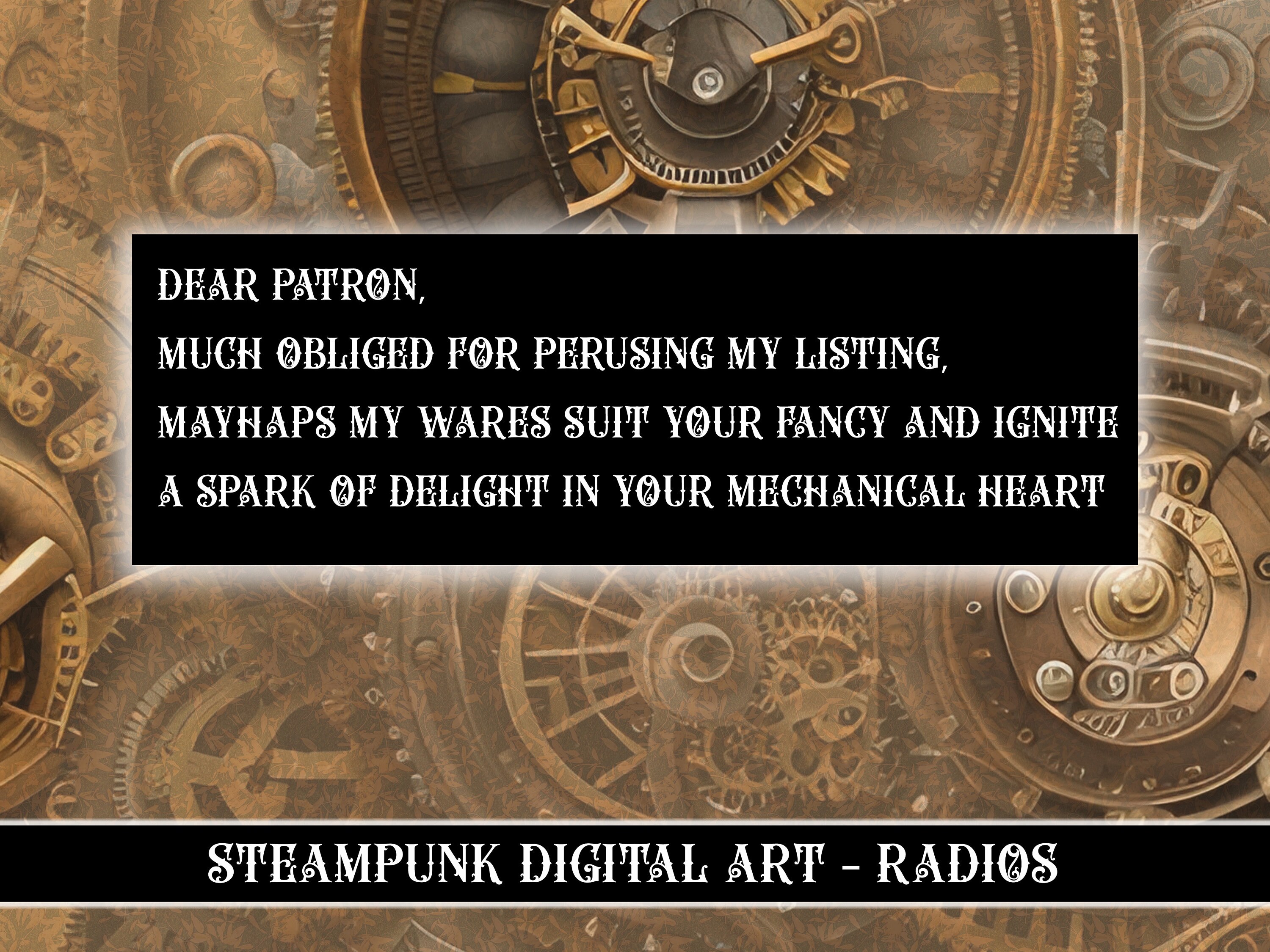 Steampunk Radio Clipart High Quality & Unique PNG Images - Etsy