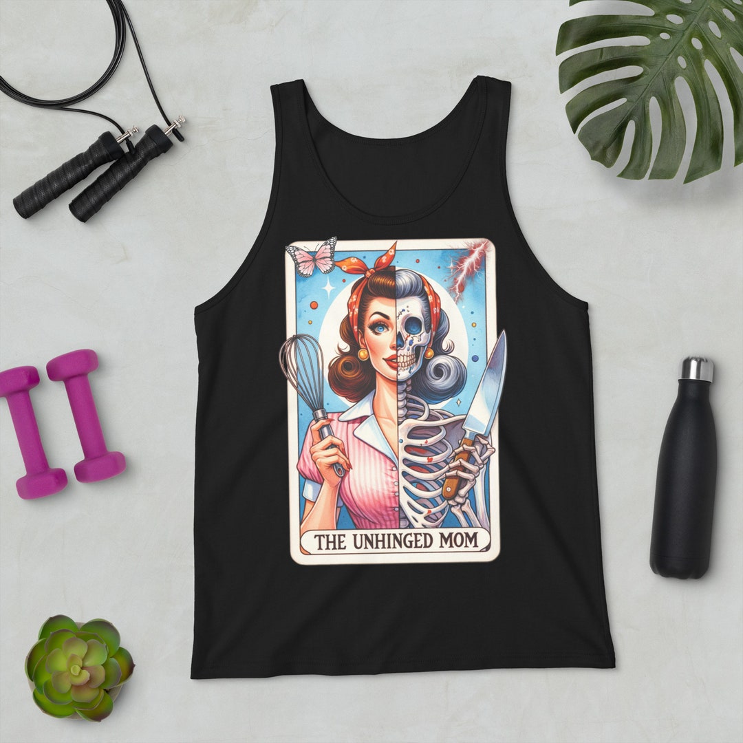 The Unhinged Mama Tarot-inspired Tank Top Skeleton Day of the Dead ...