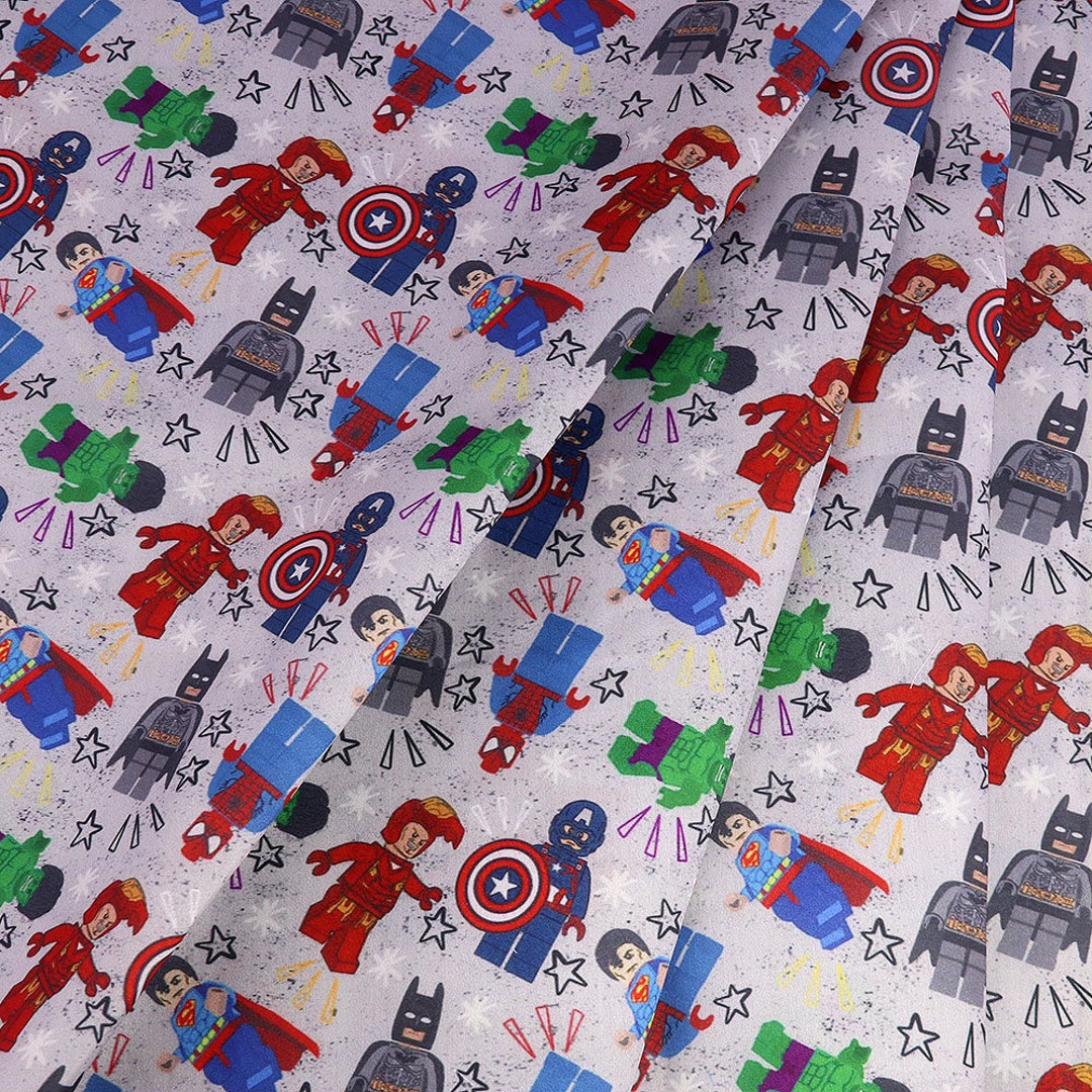 Marvel Fabric Superheroe Fabric Polyester Cotton Fabric Cartoon Fabric ...