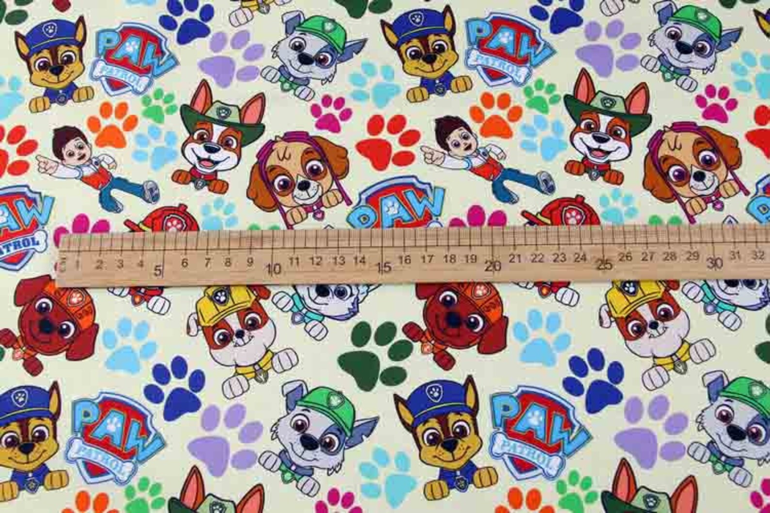 Paw Patrol Guys Fabric Anime Fabric 100% Cotton Fabric Cartoon Fabric ...