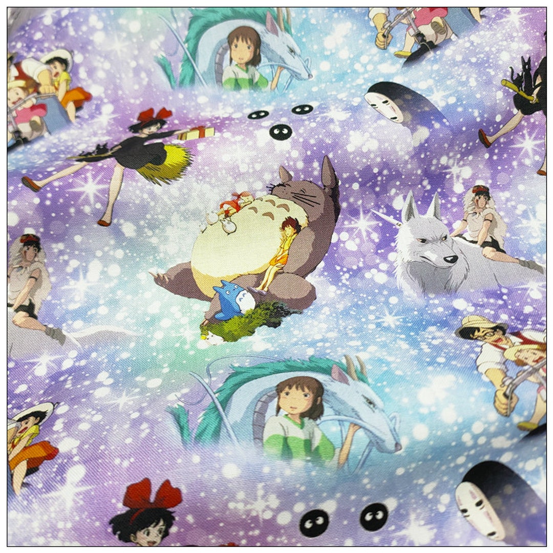 Japanese Anime Fabric 100% Cotton Fabric Cartoon Fabric Quilting Fabric ...
