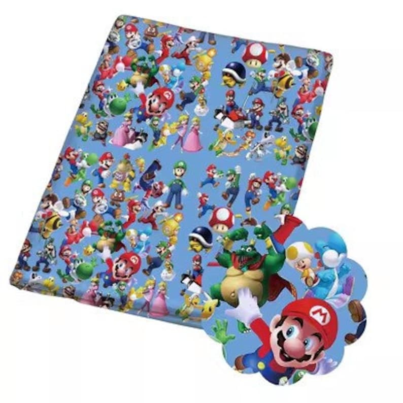 Super Mario Fabric Polyester Cotton Fabric Cartoon Fabric Quilting ...