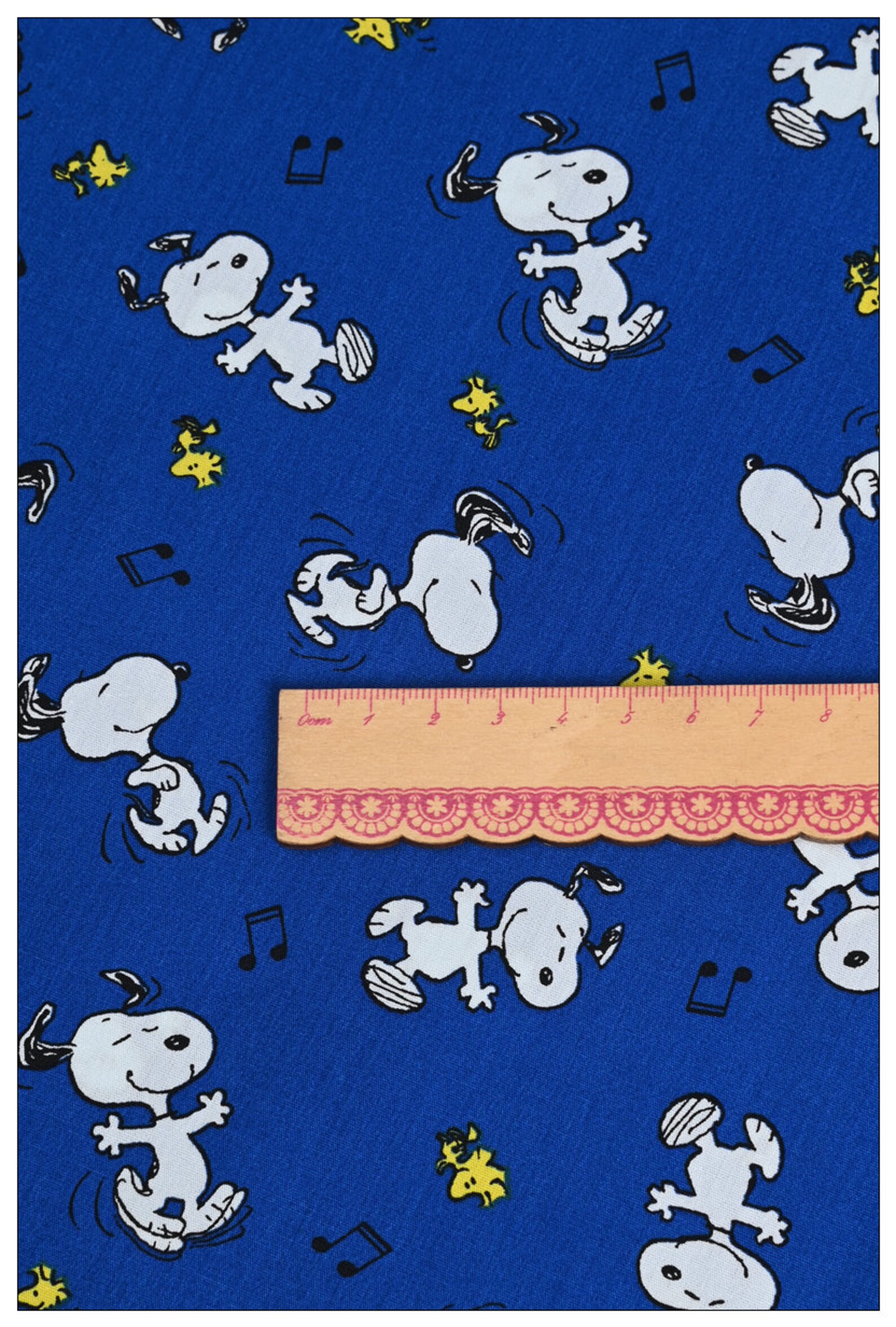Peanuts Snoopy and Woodstock Fabric Anime Fabric 100% Cotton Fabric ...