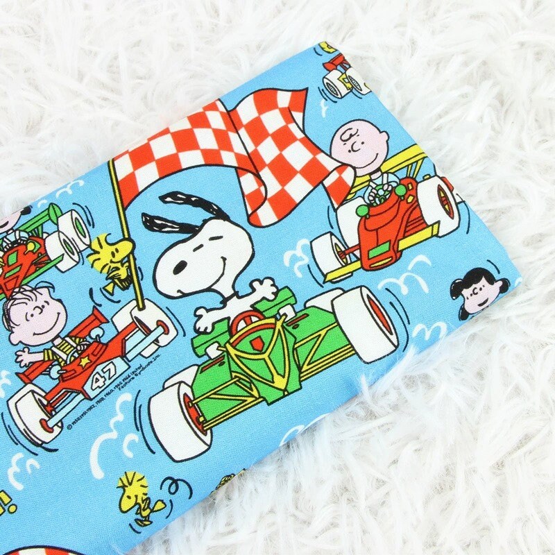 Peanuts Snoopy and Woodstock Fabric Anime Fabric 100% Cotton Fabric ...