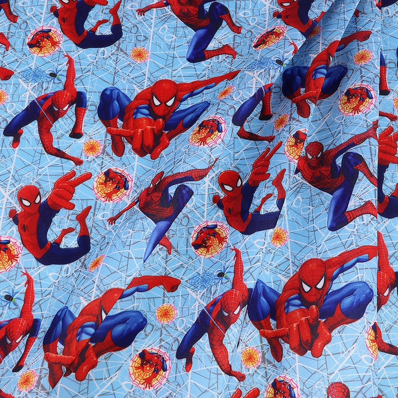 Spiderman Fabric - Etsy