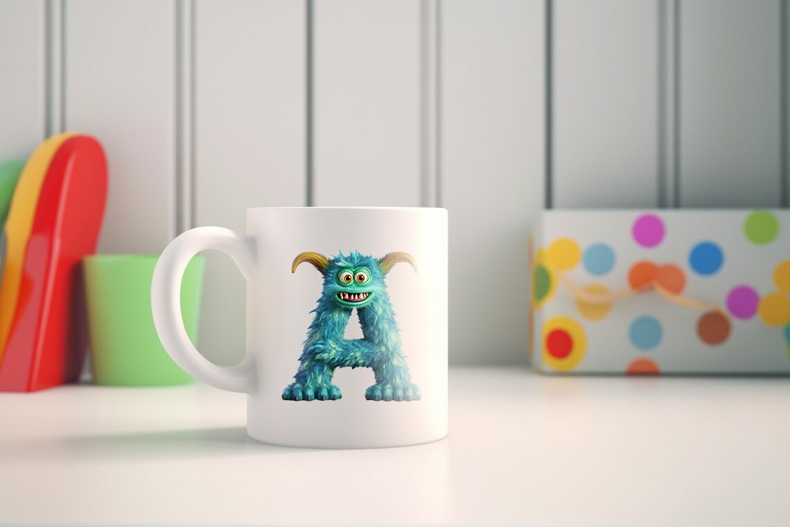 Monster Alphabet Clipart Transparent Background PNG Free Commercial Use ...