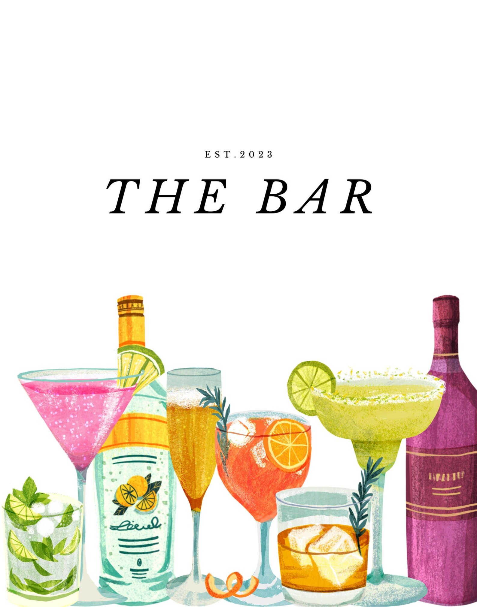 Bar Art the Bar Digital Download. Brighten up Your Walls - Etsy