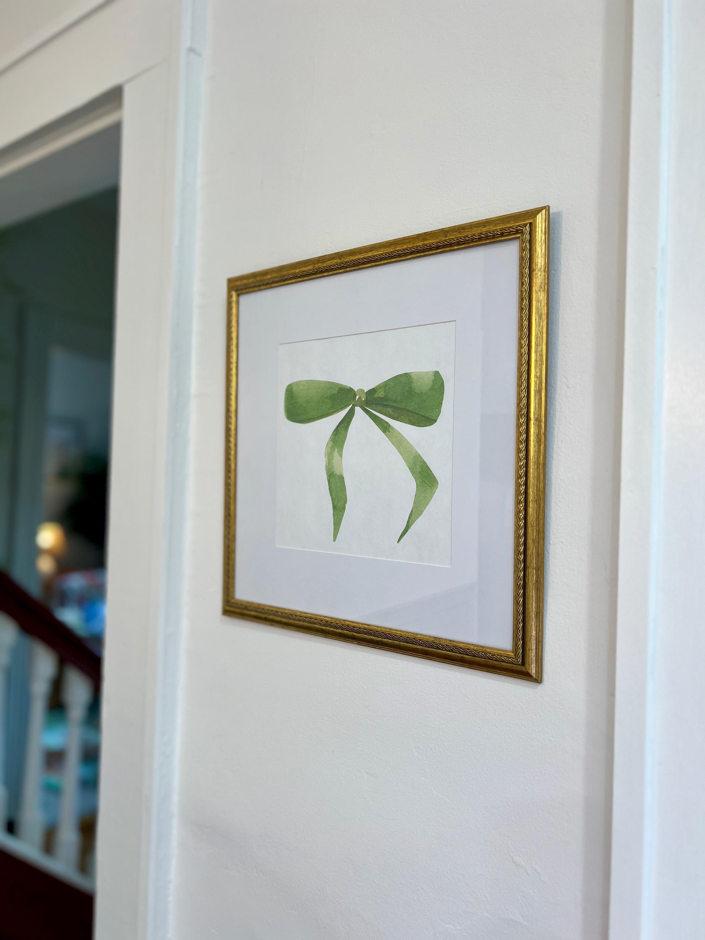 Green Bow Aesthetic | Digital Download | Wall Art - Etsy