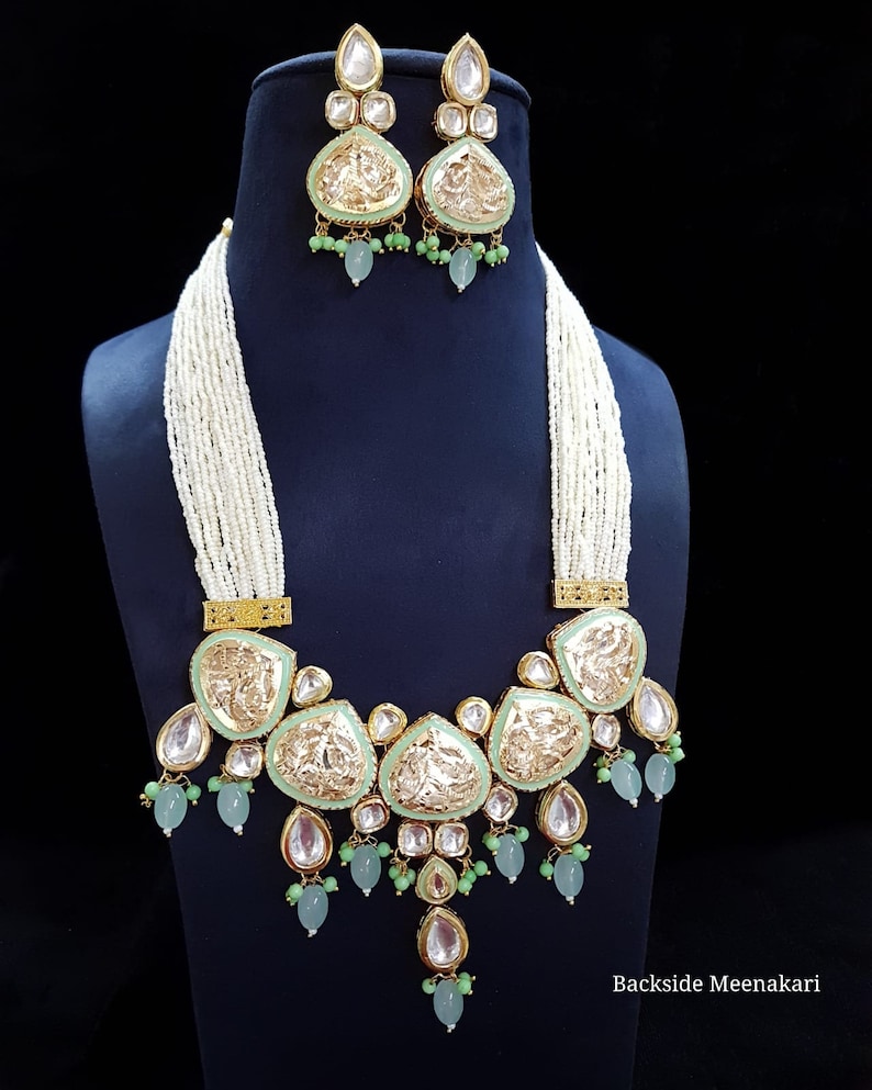 Sabyasachi Inspired Indian Jewellery Bollywood Wedding Bridal Kundan ...