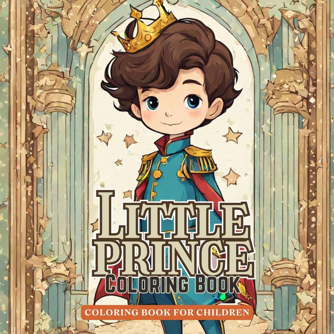 Little Prince Coloring Book - 20 Printable & Digital Pages - Etsy