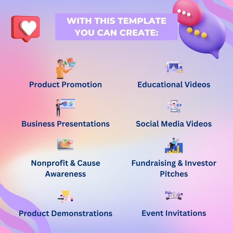 Canva Animated Explainer Video Templates - Etsy