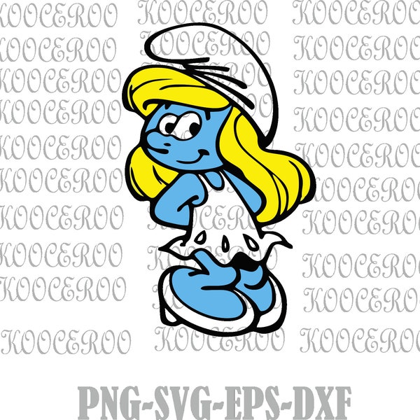 Schlumpf svg datei - Etsy.de
