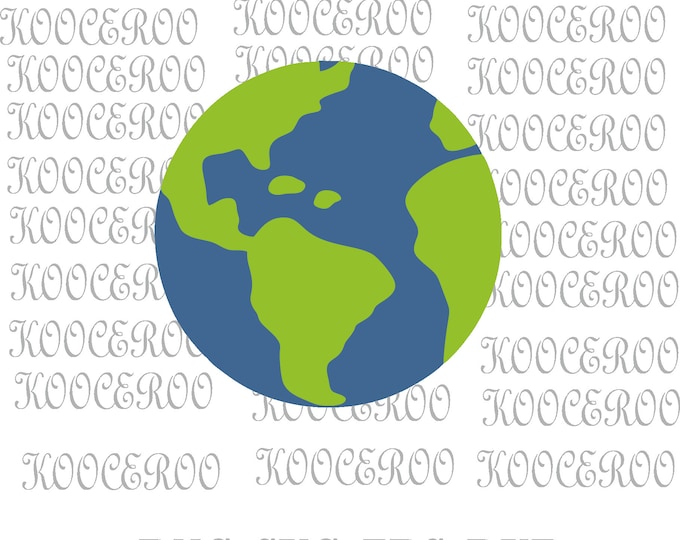 Erde SVG, Layered Earth SVG, Planet SVG, Globe svg, World svg, Cut File ...