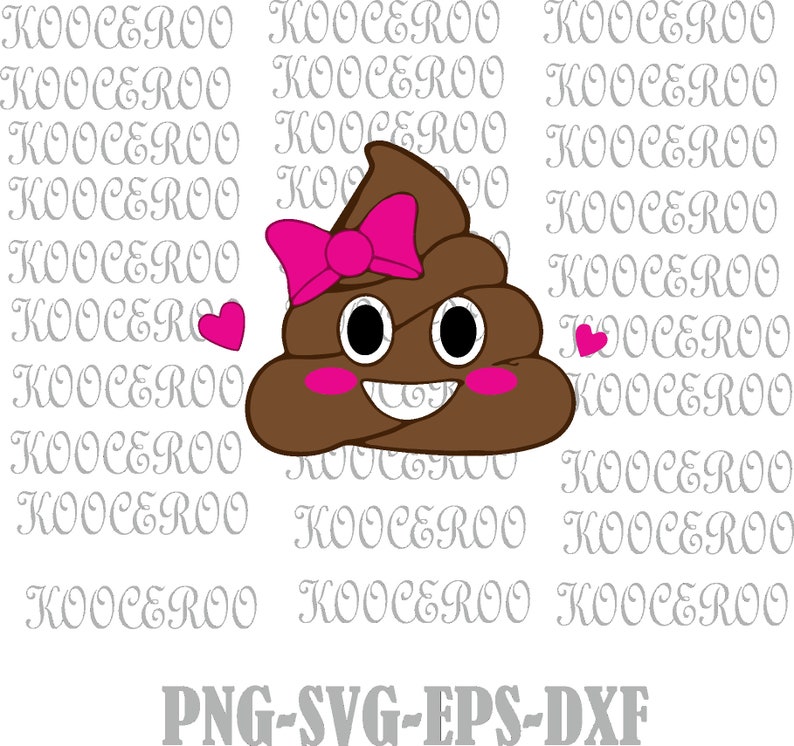 Poop Emoji Svg, Png, Pdf, Poop Face Emoji Svg, Poop Clipart, Funny Svg ...