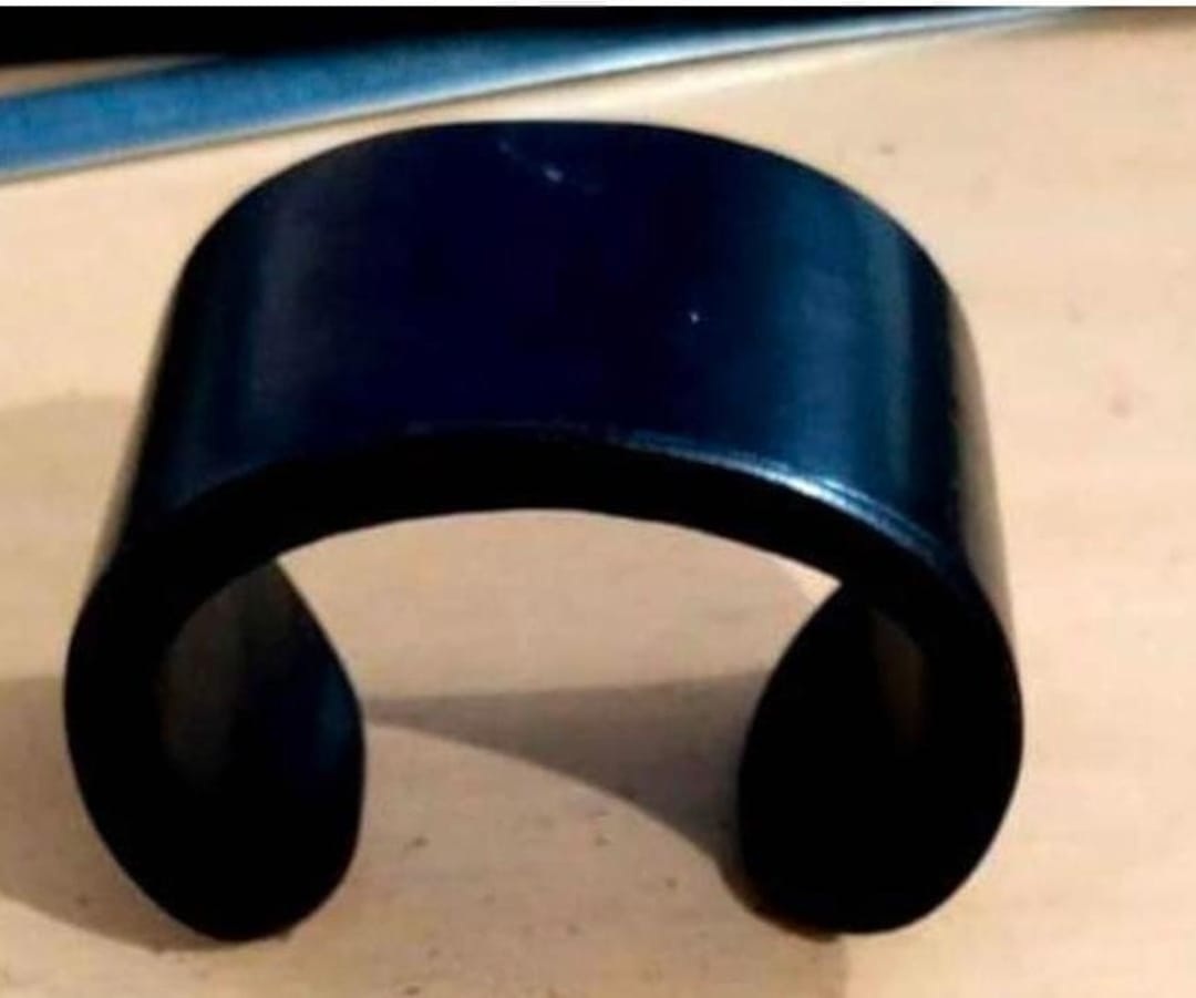 Handmade Black Obsidian Cuff Bangle: Birthstone Jewelry - Etsy