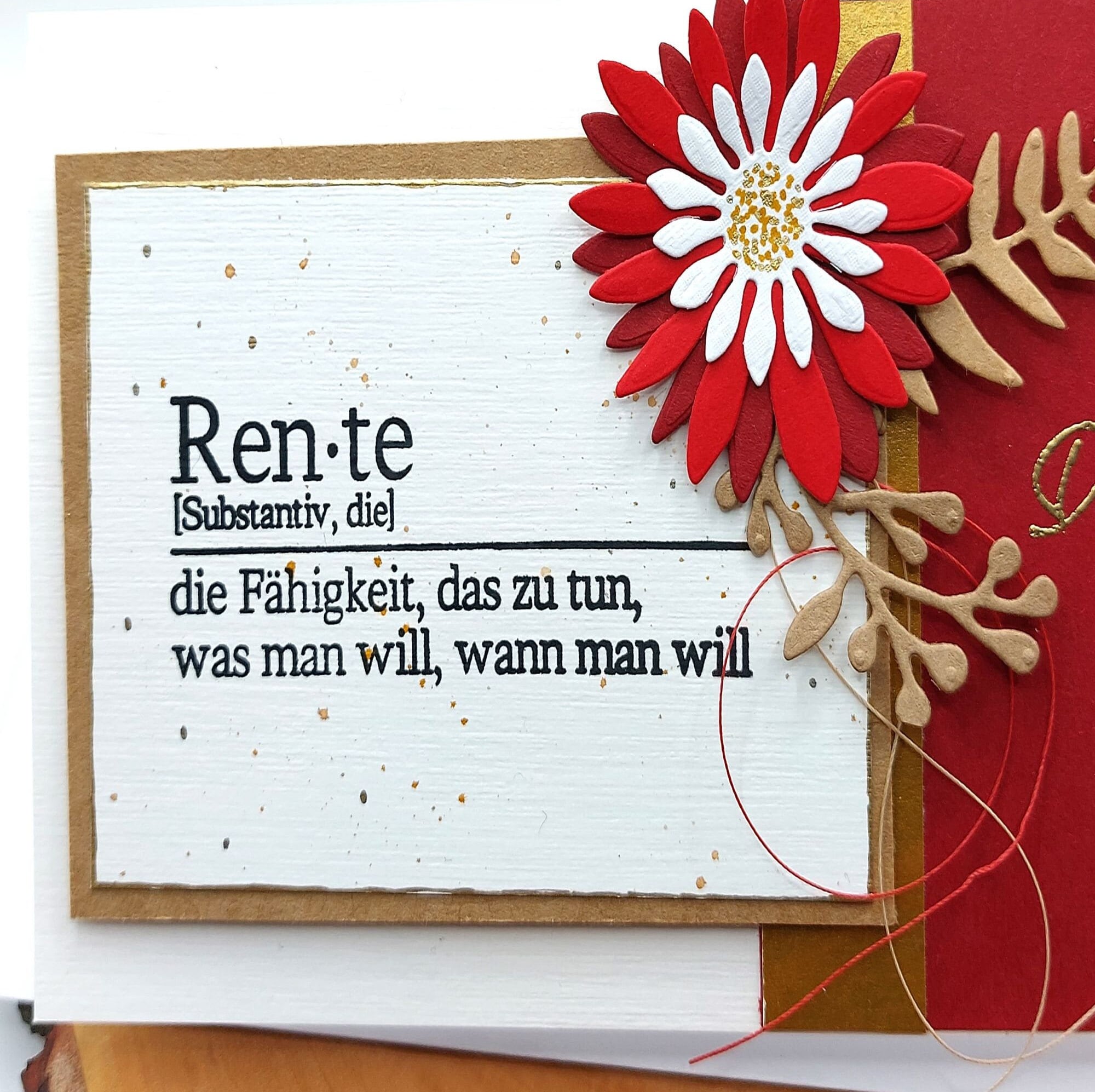 Karte Rente, Grußkarte Ruhestand - Etsy.de