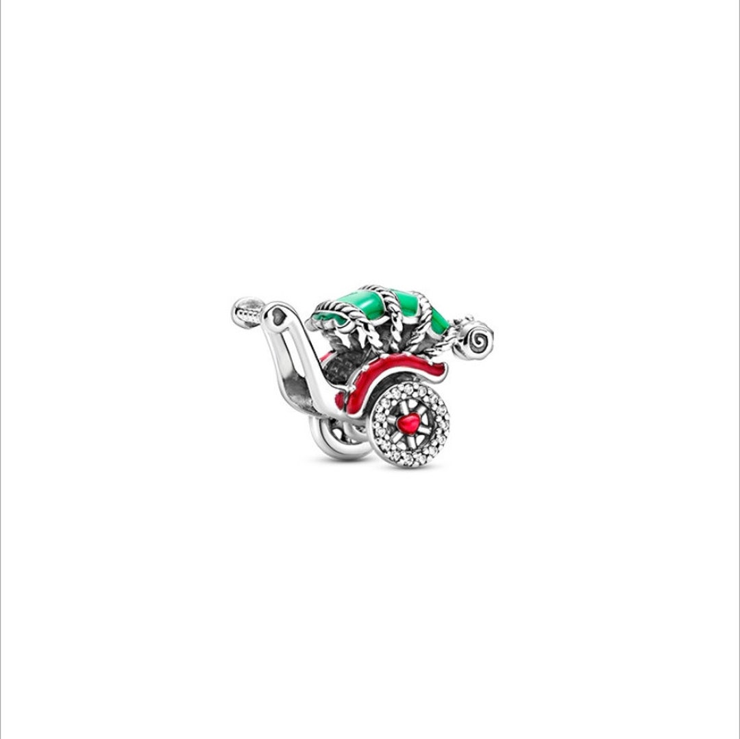 Pandora Traditional Rickshaw 925 Sterling Silver Charm - Etsy
