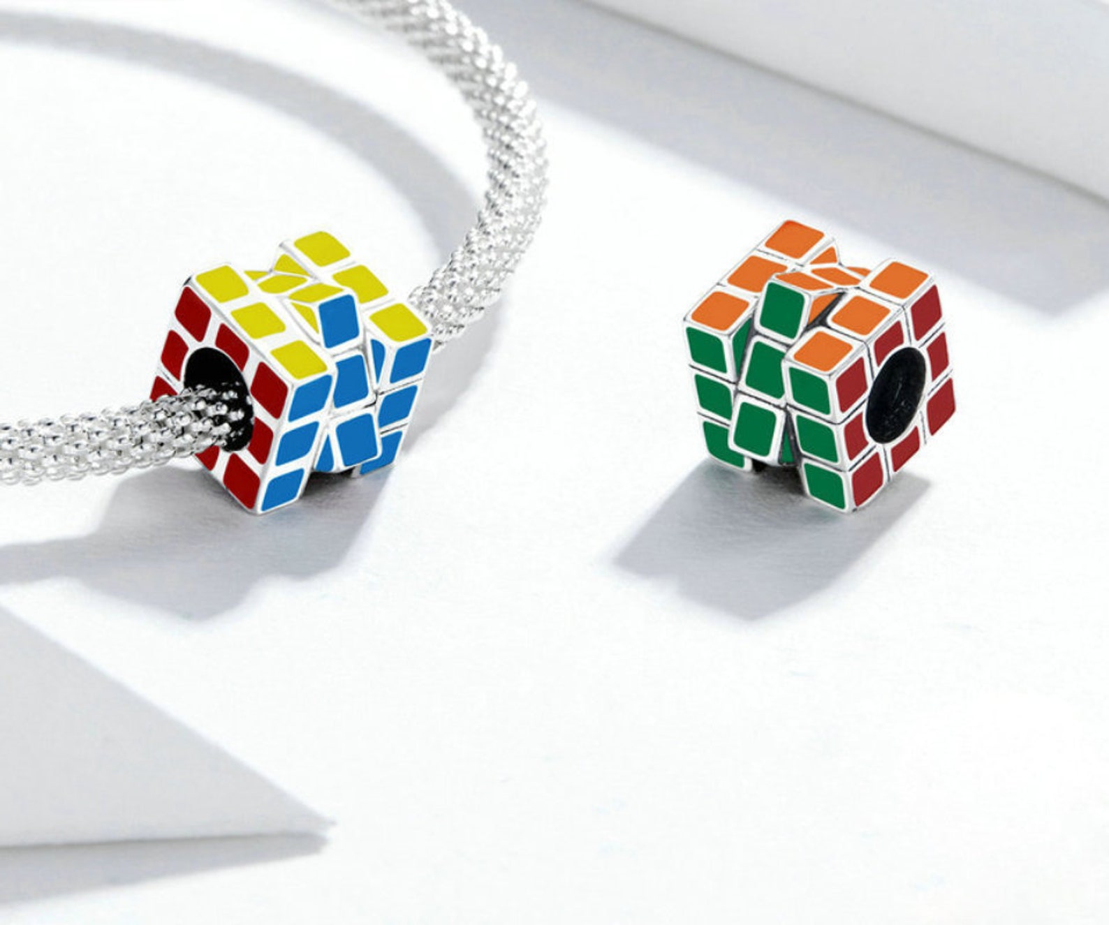 Pandora Sterling Silver 925 Rubik’s Cube Charm Rubik Rubix Puzzle - Etsy