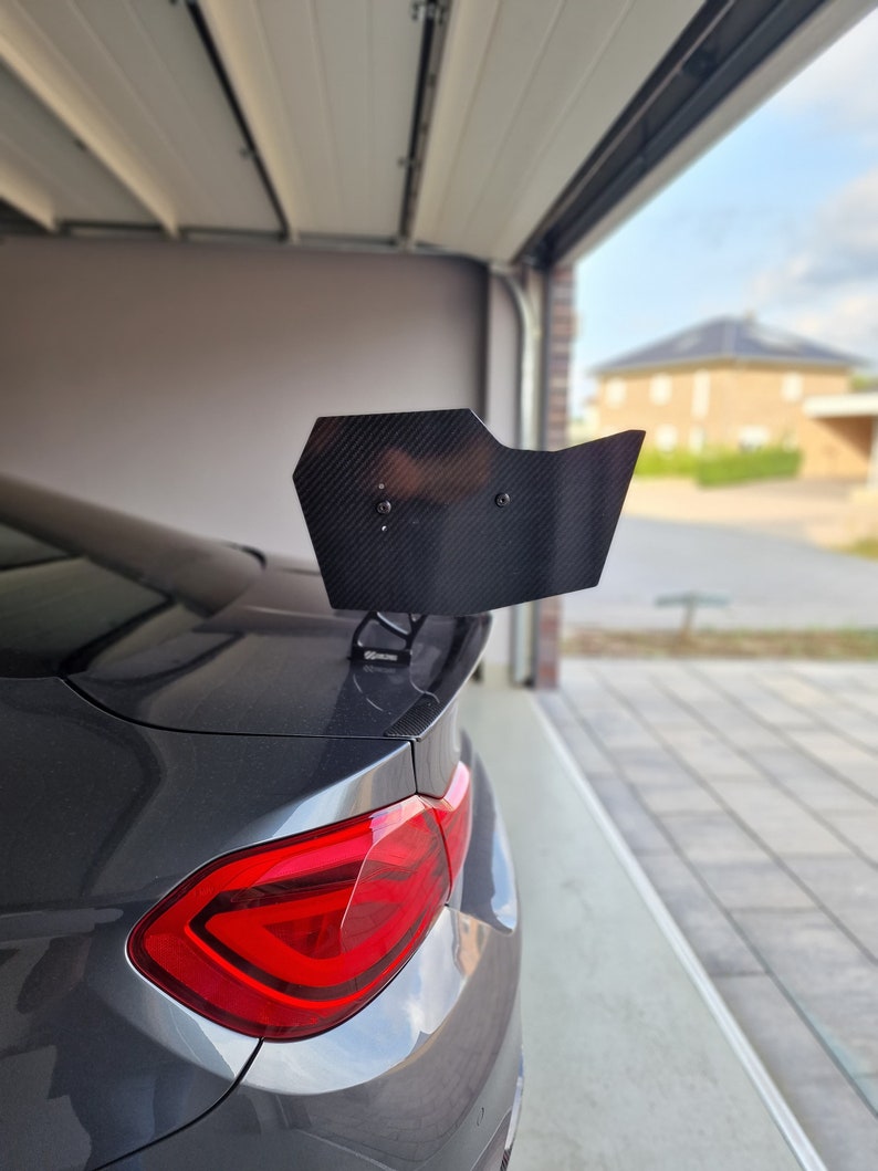 BMW M2 M3 M4 GT4 Carbon Sideplates for Burkhardt Motorsport Rear Wing ...
