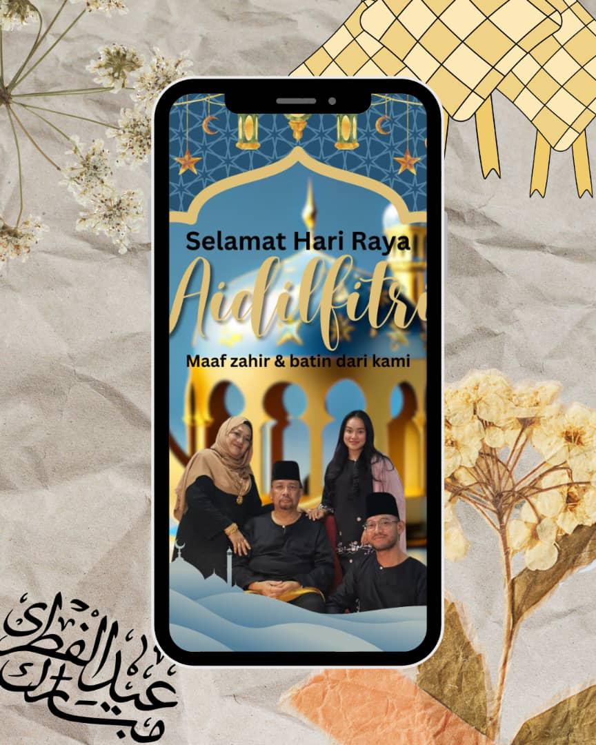 15 Editable Template Poster Raya Poster Raya Aidilfitri Digital File ...