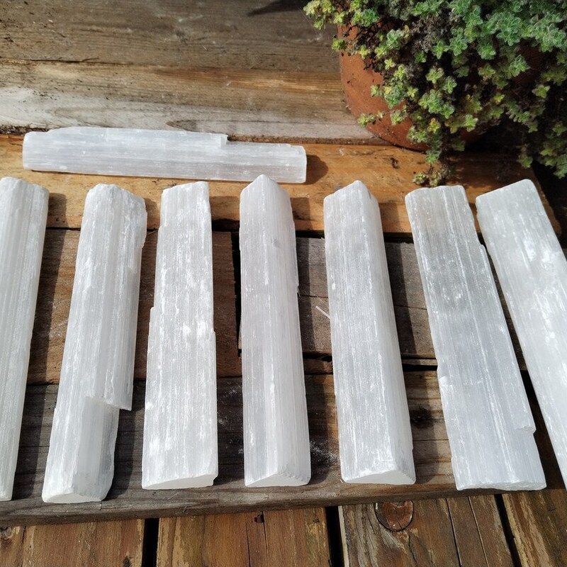 Selenite Wand - Etsy