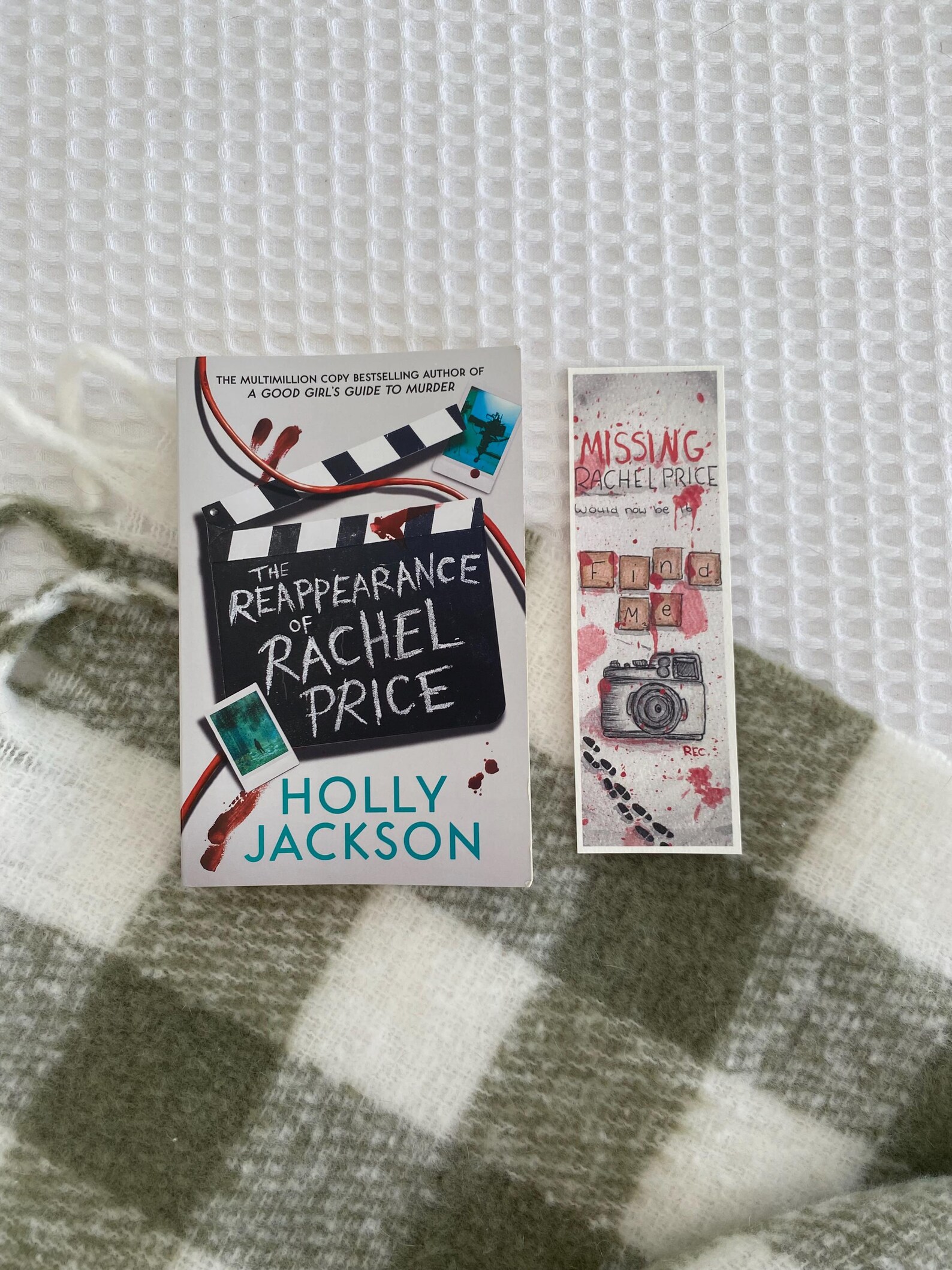 Matching Bookmarks, the Reappearance of Rachel Price, Bookish, Handmade ...