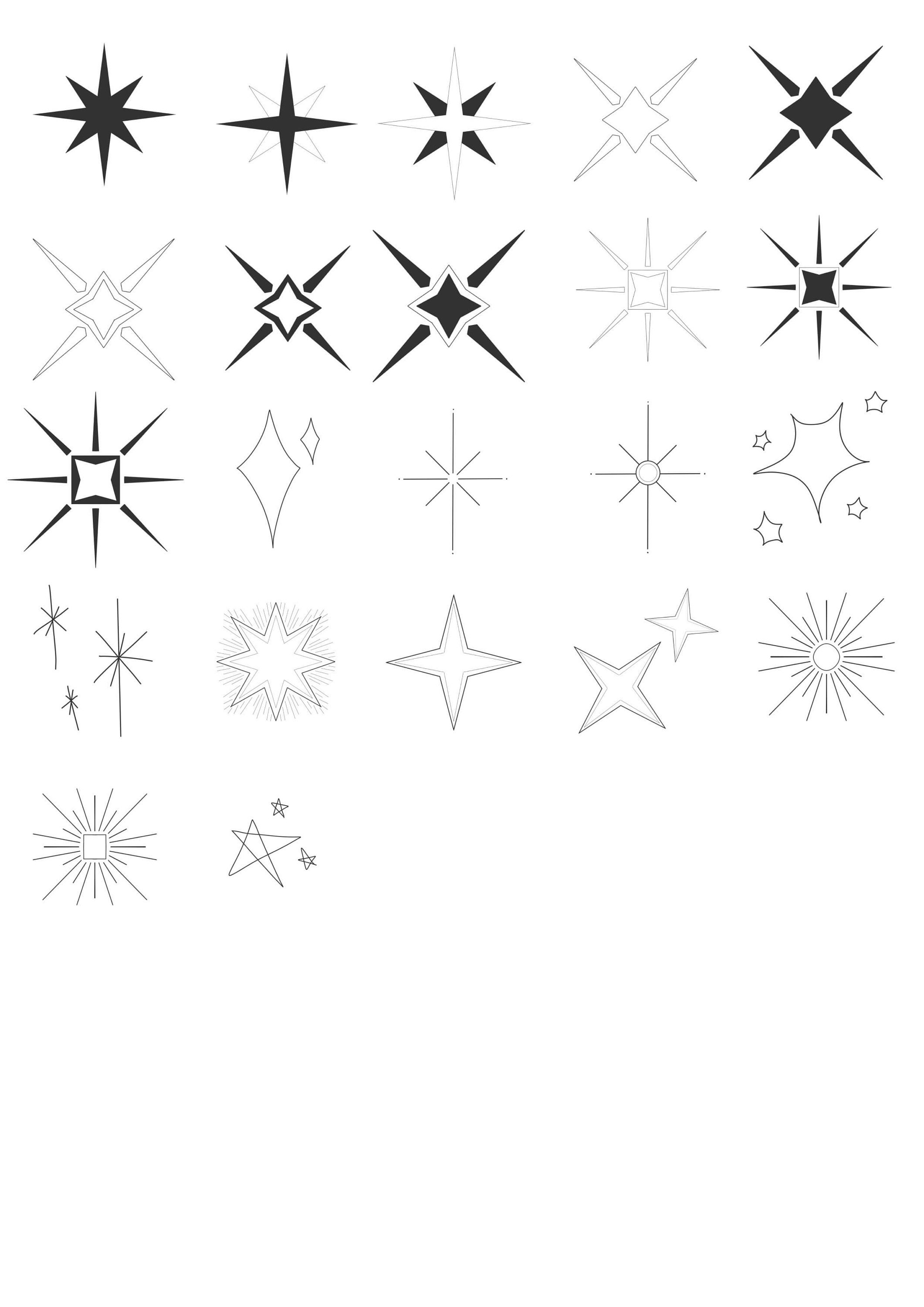 SPARKLE STAMPS PROCREATE Digital Brushes - Etsy