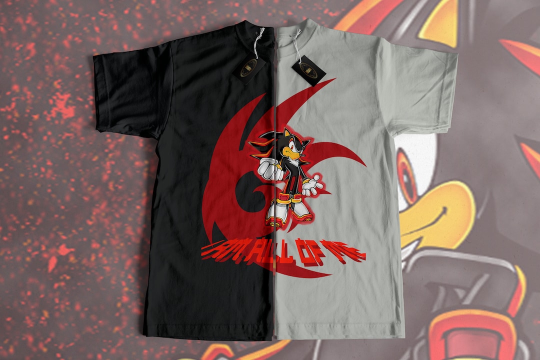Shadow the Hedgehog "i Am All of Me" T-shirt - Etsy