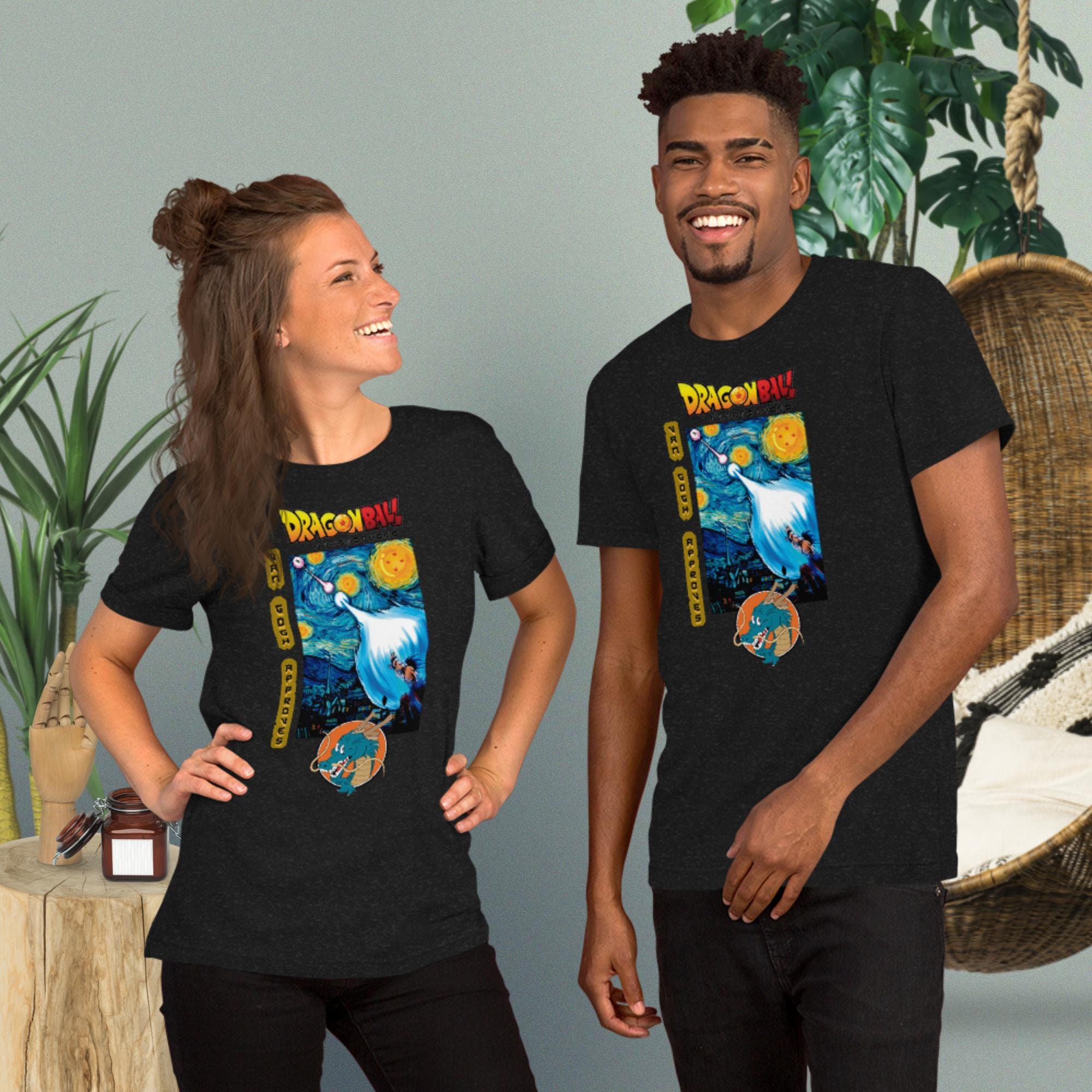 Dragon Ball & Starry Night Crossover Tee: Exclusive Anime-inspired Van ...