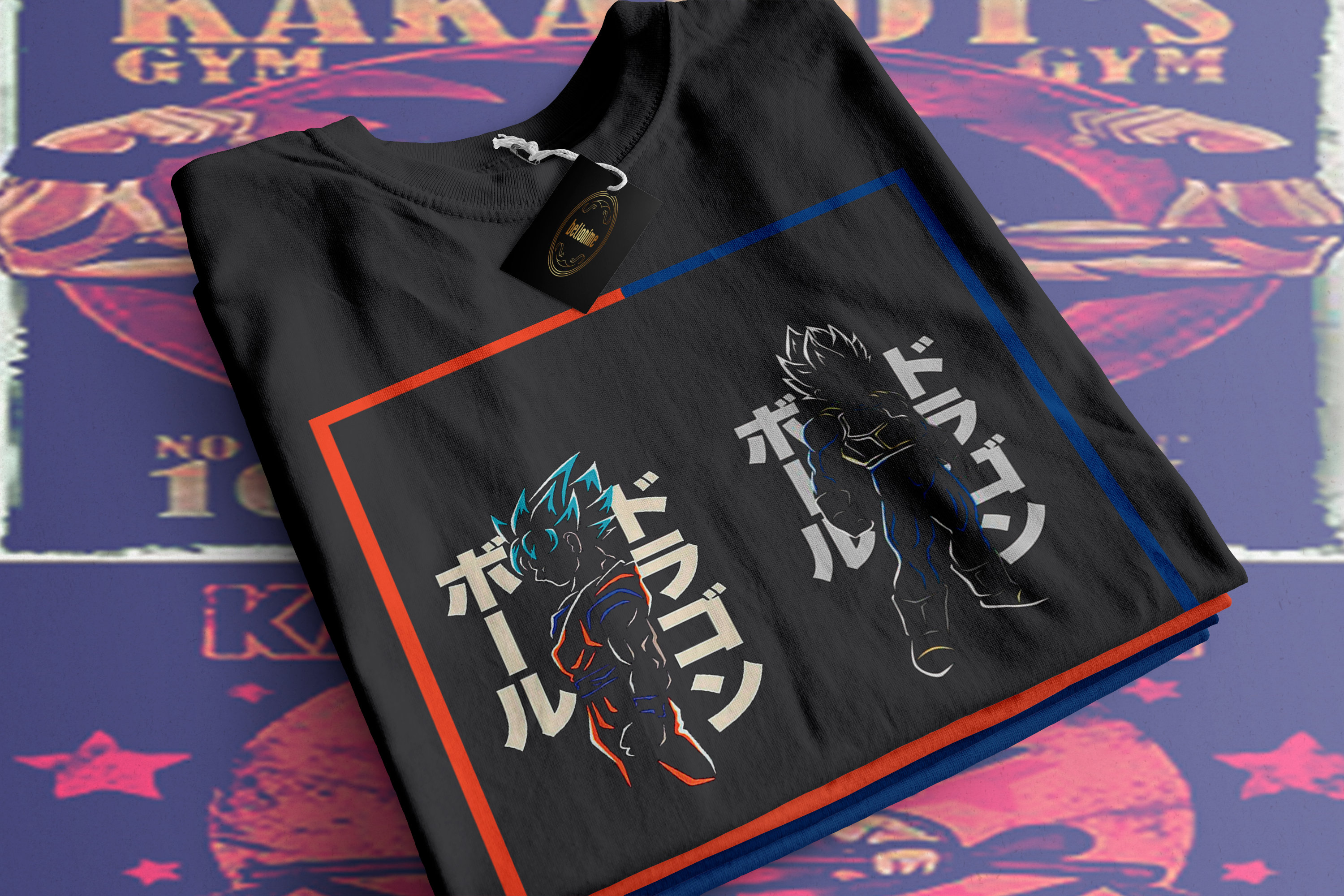 Dragon Ball Inspired Gym Tee Featuring Iconic Goku & Vegeta - Perfect ...