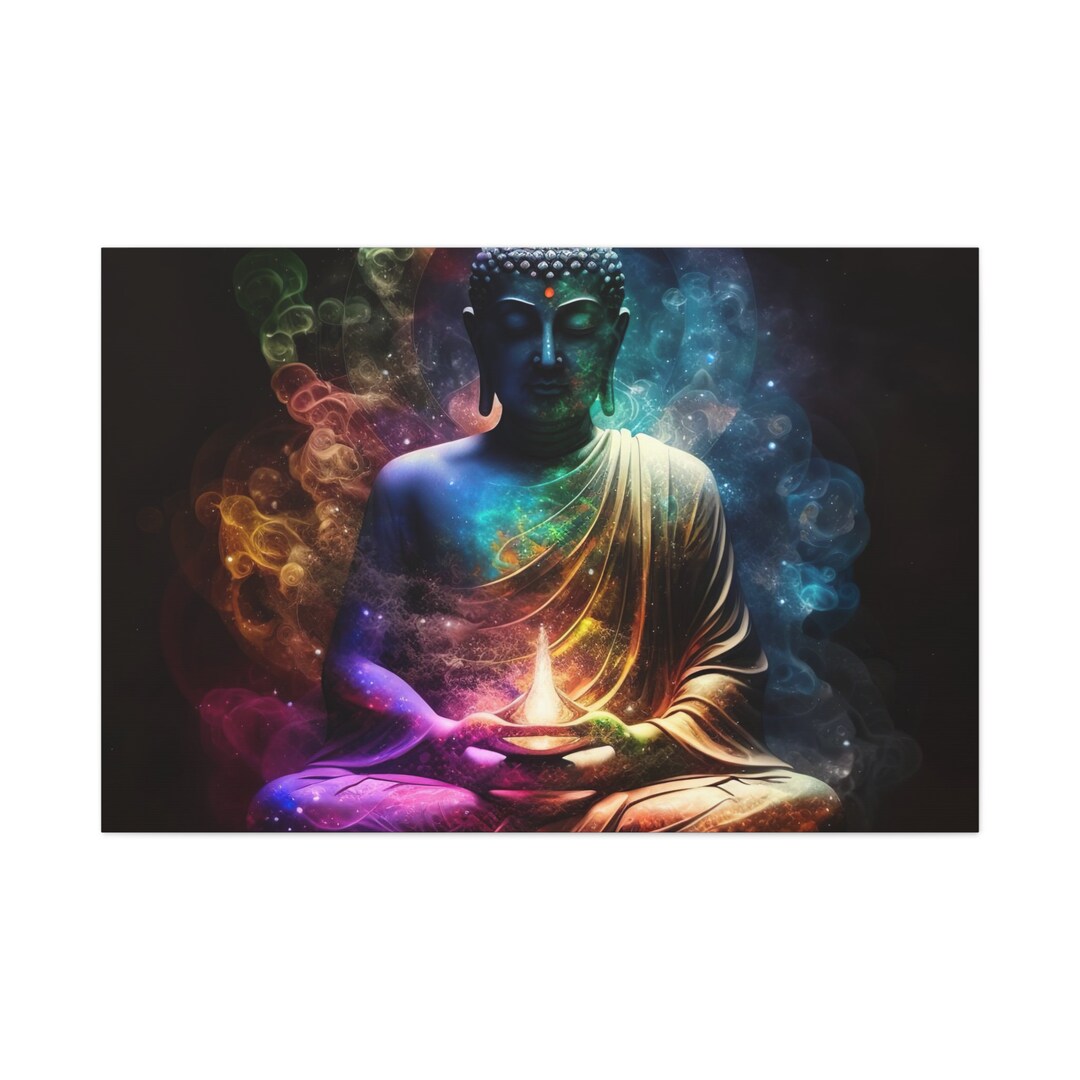 Canva Buddha Meditation Calm Relaxing Spiritual Sacred - Etsy