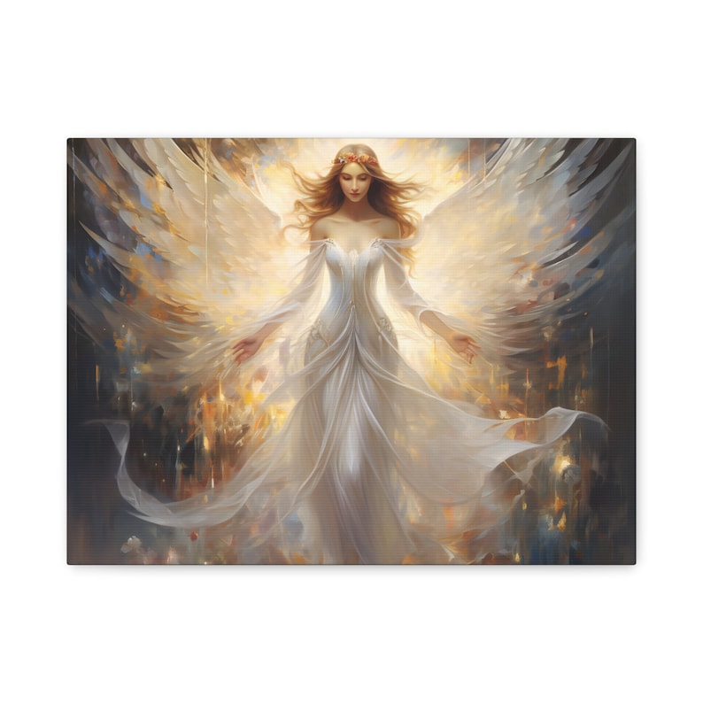 Canva Angel in Heaven Angelic Bliss & Grace Divine Light Spiritual ...